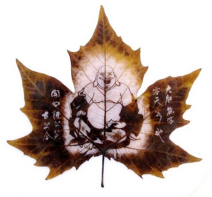 Amazing Leaf Carving Art | Amusing Planet